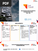 Declaración Del Beneficiario Final - ORIENTACION | PDF