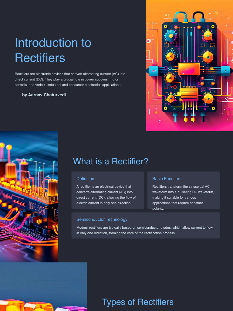 Introduction-to-Rectifiers 2 | PDF | Rectifier | Direct Current