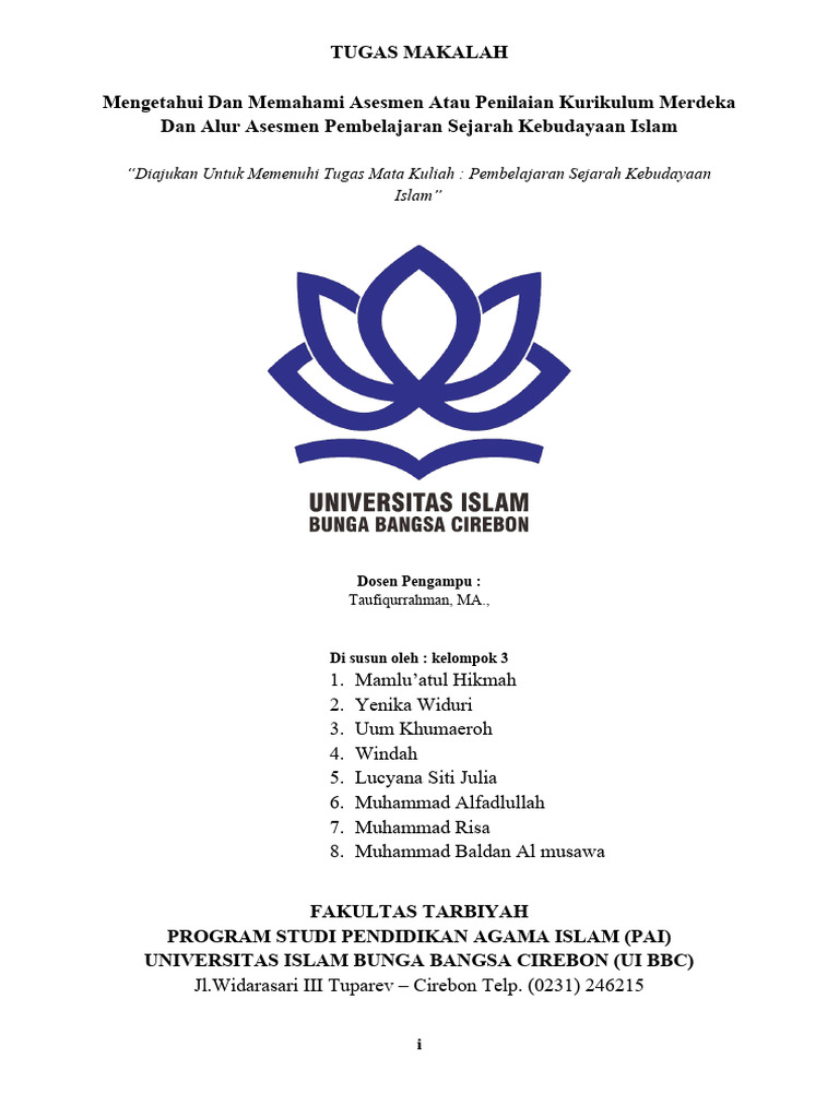 SKI (Assesment Kurikulum Merdeka) KEL.3 | PDF | Seni | Sains & Matematika