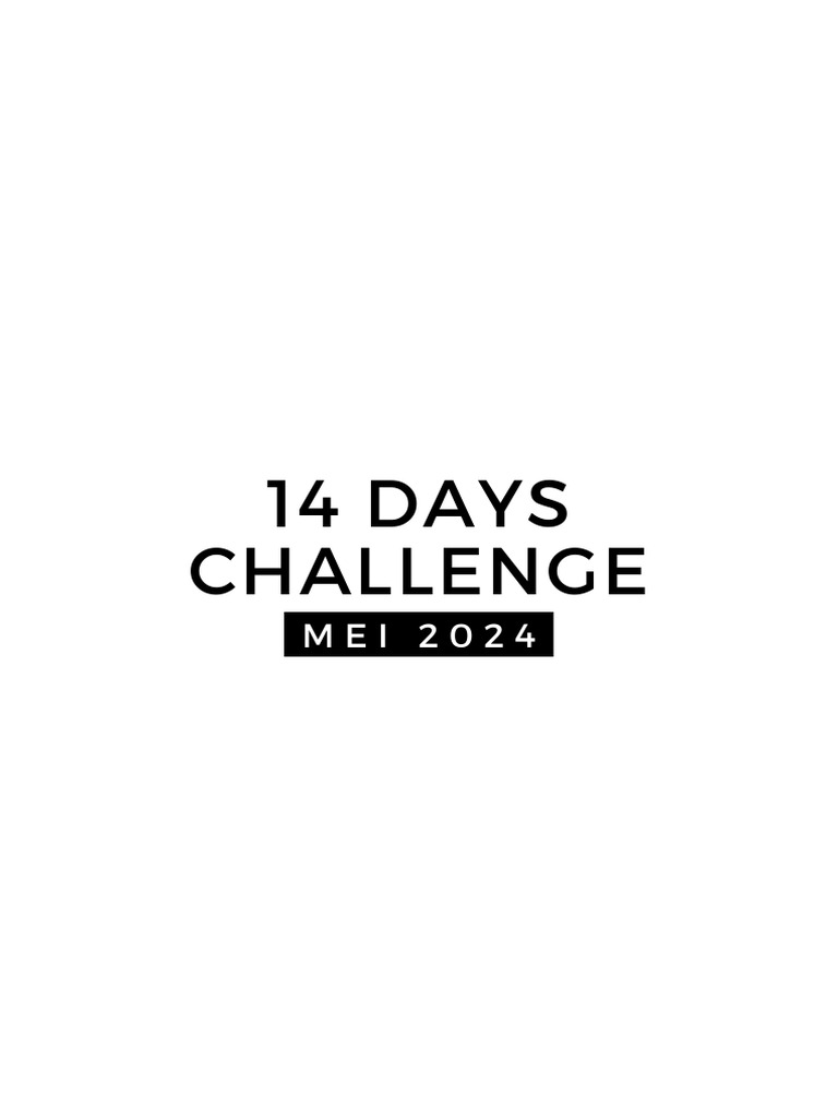 14 Days Challenge (Mei 2024) | PDF