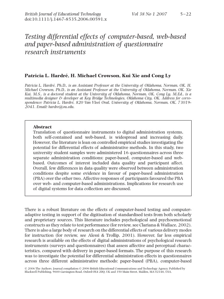 Testing_differential_effects_of_computer | PDF | Spss | Likert Scale