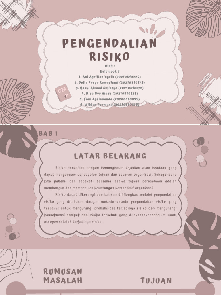 Panduan Pengendalian Risiko | PDF | Karier & Perkembangan | Bisnis
