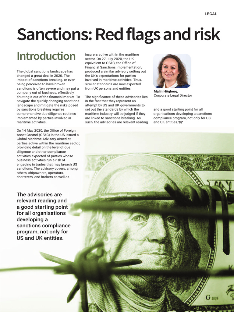 OFAC Sanctions: Key Red Flags for Compliance | PDF | Regulatory ...