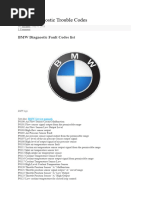BMW X5 Fault Codes Book | PDF | Throttle | Fuel Injection