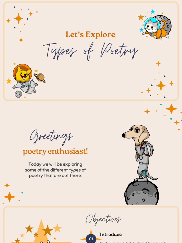Different Types of Poems | PDF | Poetry | Phonaesthetics