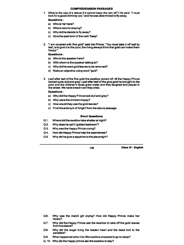 English Worksheet (Dussehra Holidays) | PDF | Communication | Cognition