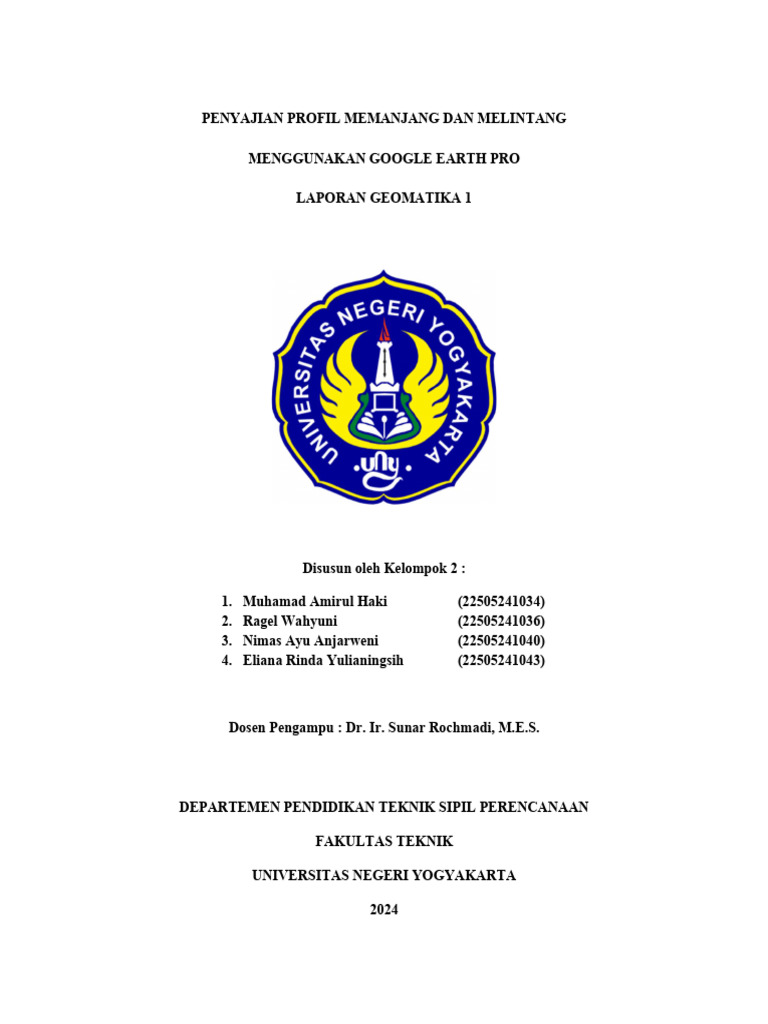 Laporan Pengukuran Profil Memanjang Dan Melintang Kelompok 2 4B PTSP | PDF