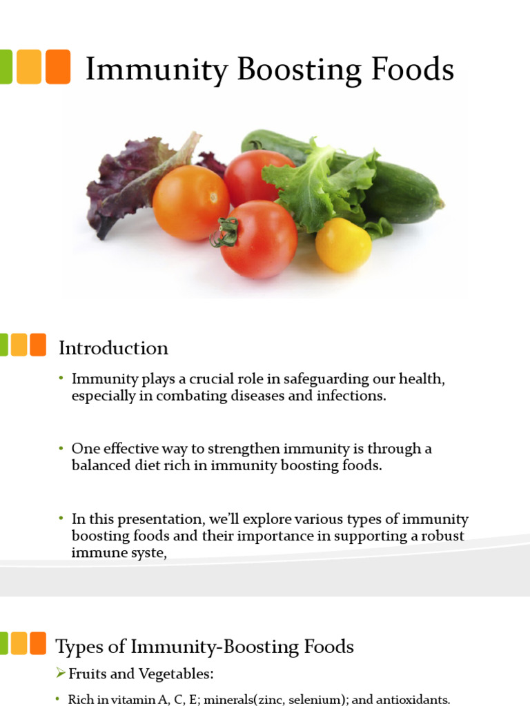 Top Immunity-Boosting Foods Explained | PDF | Foods | Immune System