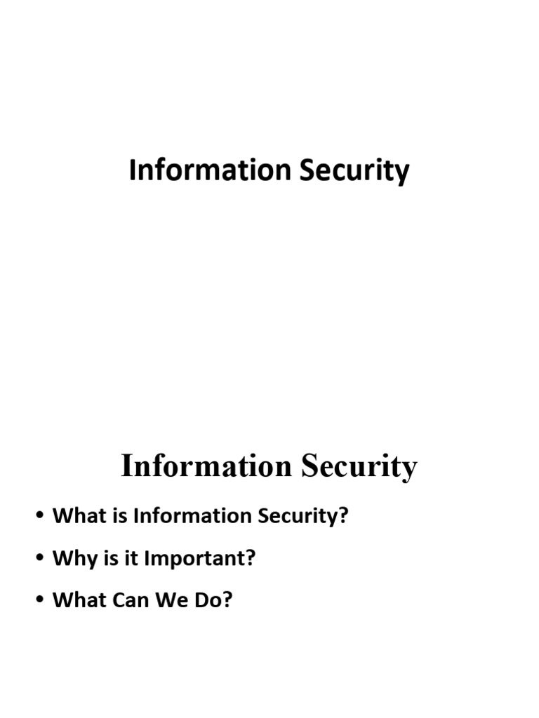 mis_6_information_security2 | PDF | Security | Computer Security