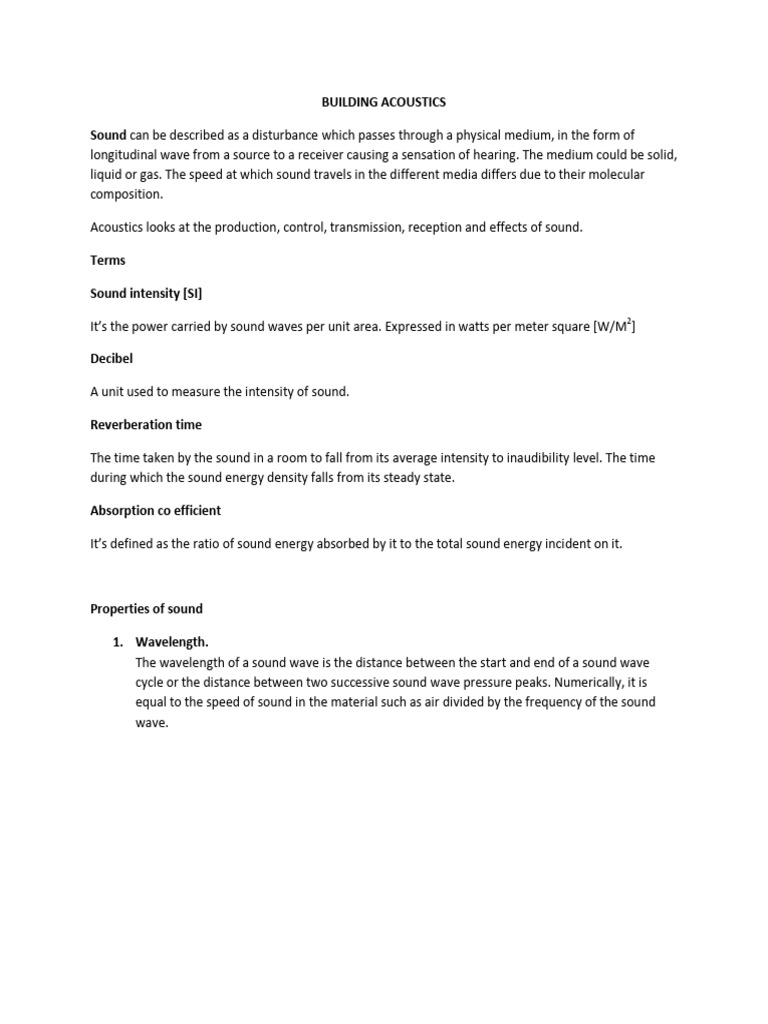 ENVIRONMENTAL BUILDING ACOUSTICS | Download Free PDF | Sound | Waves ENVIRONMENTAL BUILDING ACOUSTICS | Download Free PDF | Sound | Waves
