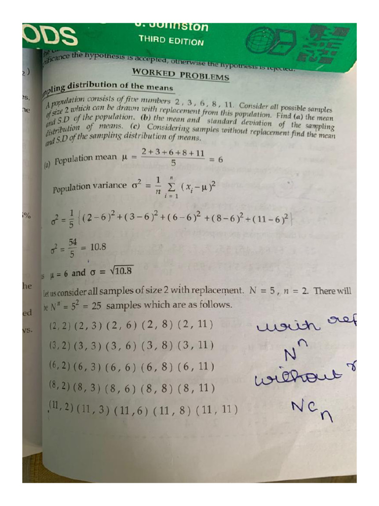 Sampling Solved Questions | PDF Sampling Solved Questions | PDF