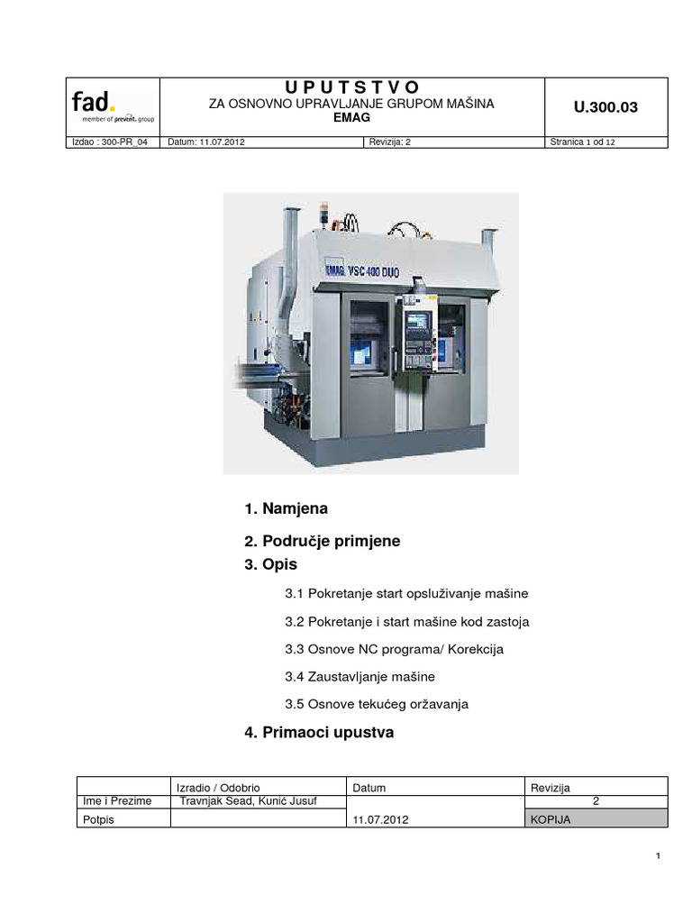 U300.03 Emag | PDF