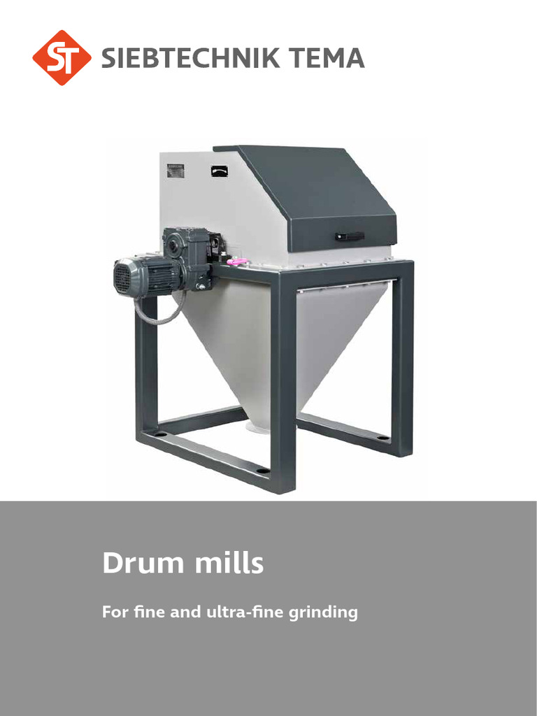 Drum Mills for Fine Grinding Applications | PDF | Mill (Grinding ...