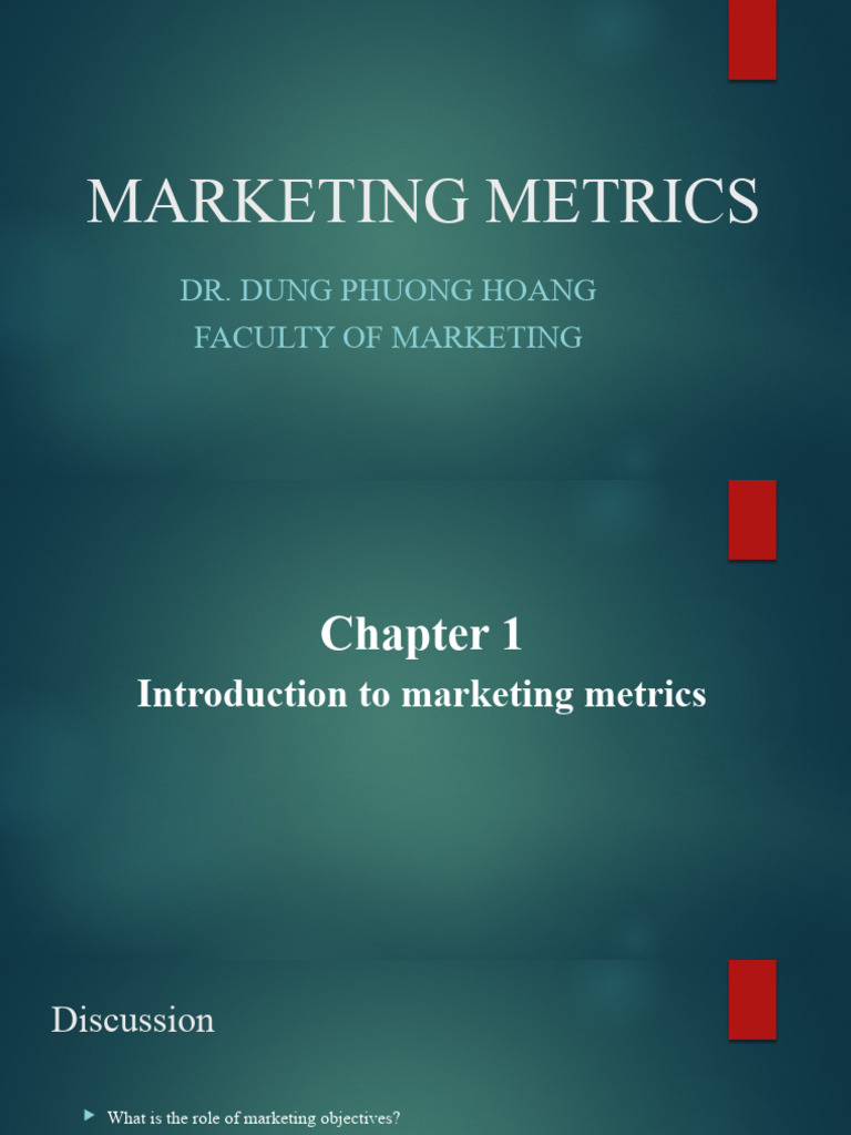 Introduction to Marketing Metrics | PDF | Marketing | Brand