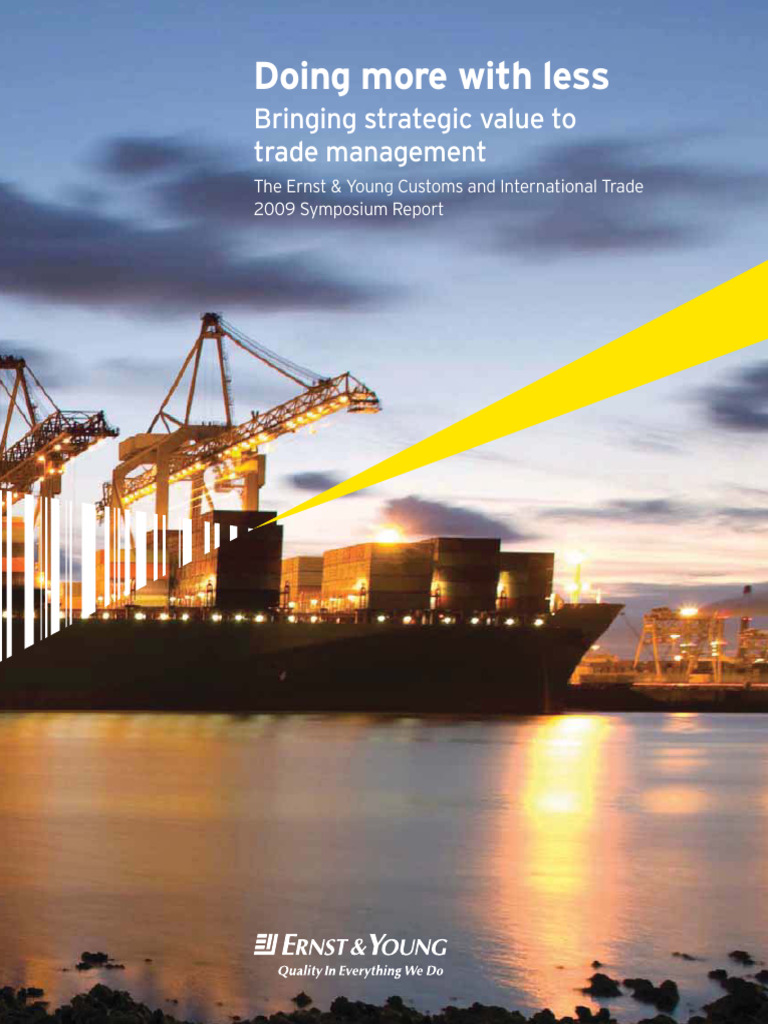 EY 2009 Customs Symposium Report | PDF | Risk Management | Performance ...