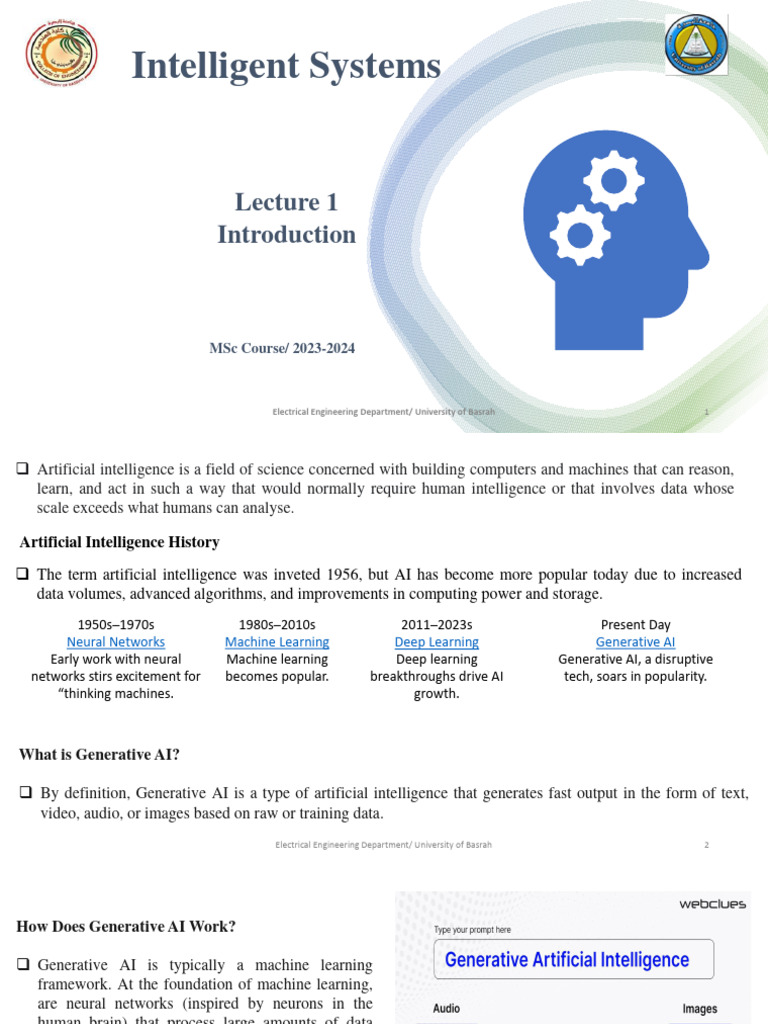 1 Intelligent Systems | Download Free PDF | Artificial Intelligence | Intelligence (AI) & Semantics