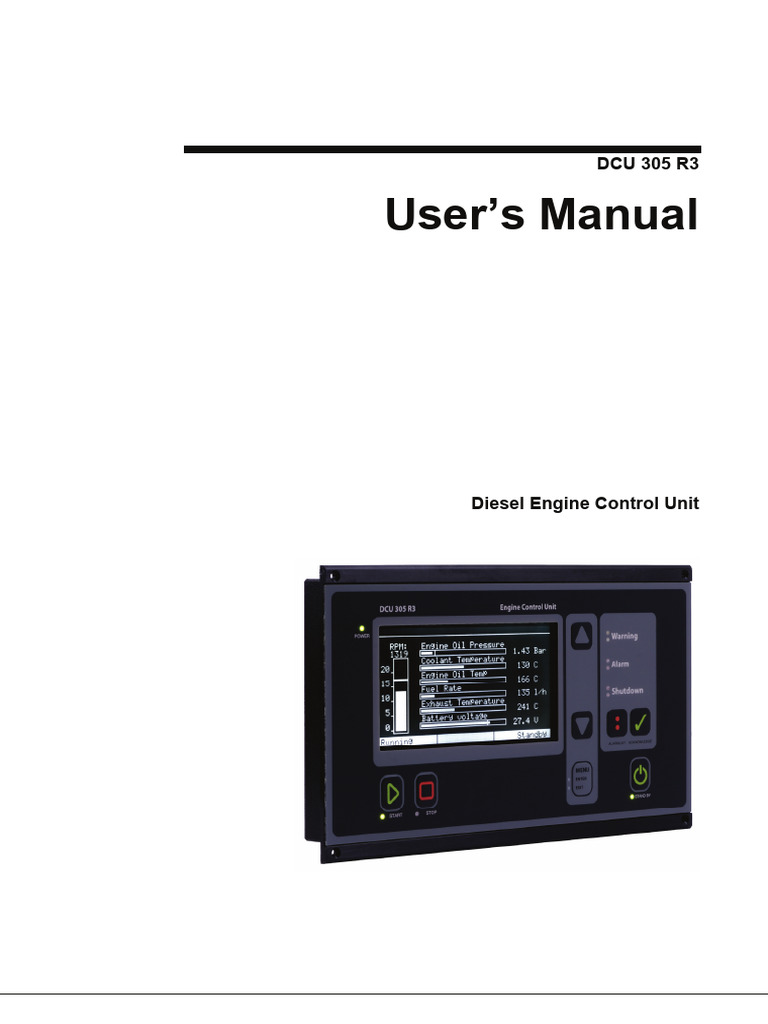 DCU 305 R3 Users Manual | PDF | Menu (Computing) | Electrical Engineering