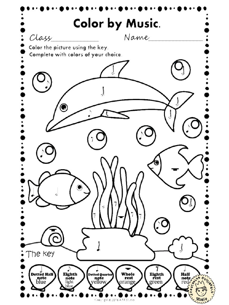 Colorear Peces | PDF