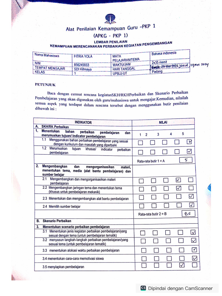 Apkg Pkp Perbaikan Siklus 2 | PDF