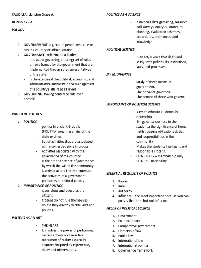 Polgov Reviewer | PDF | Taxes | Pardon