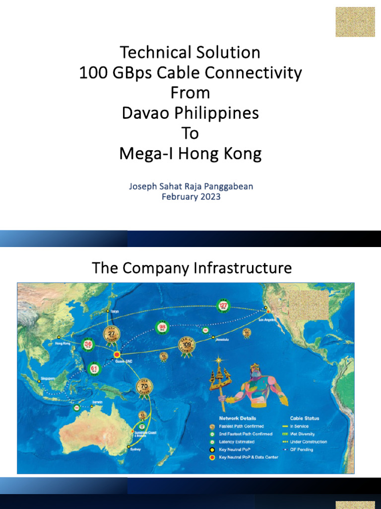 100GBps Philippines to Hong Kong Technical Solution Overview | PDF ...