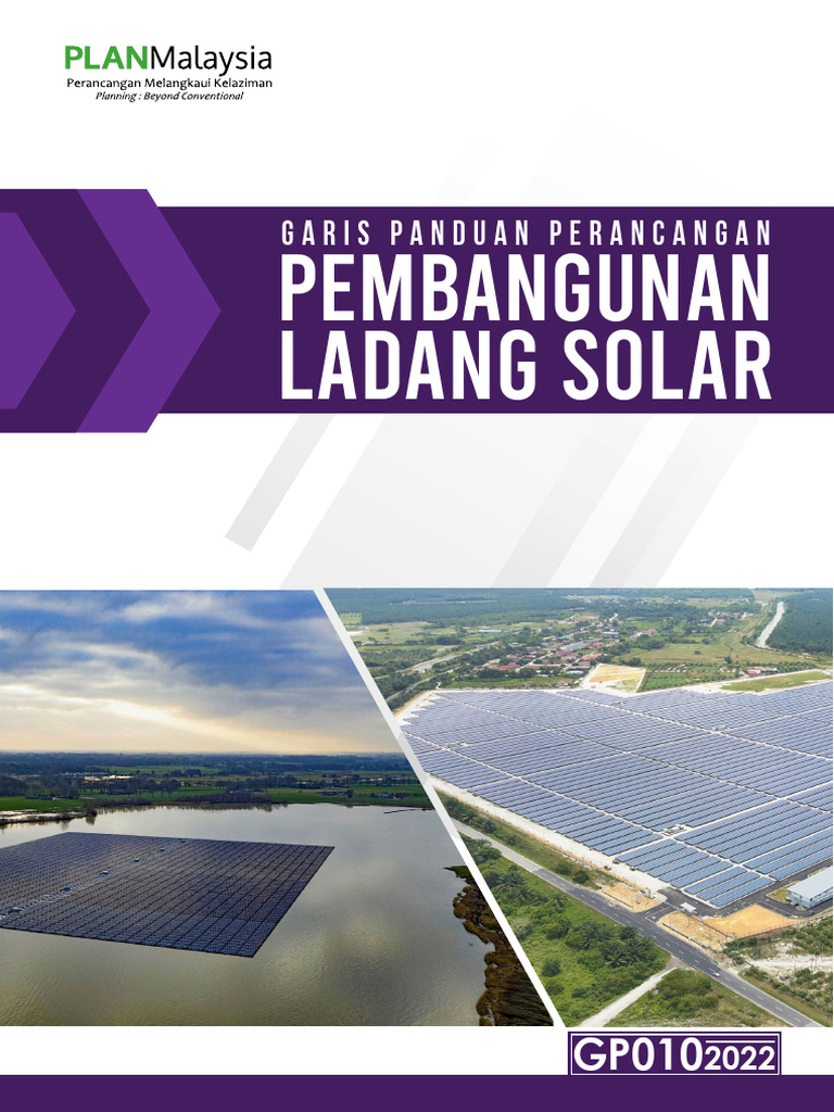 Garis Panduan Perancangan Pembangunan Ladang Solar | PDF | Teknologi & Rekayasa