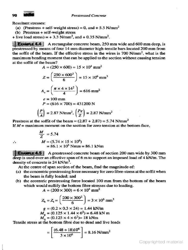 Prestressed concrete | PDF