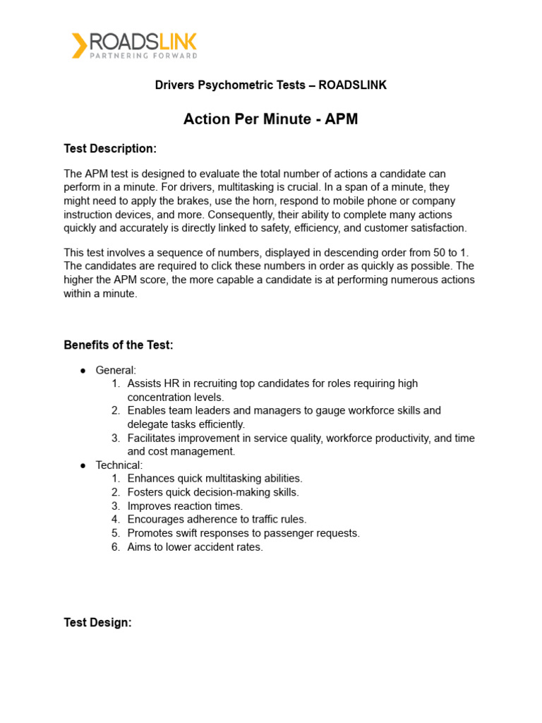 Action Per Minute - APM-1 | PDF | Force | Psychological Resilience