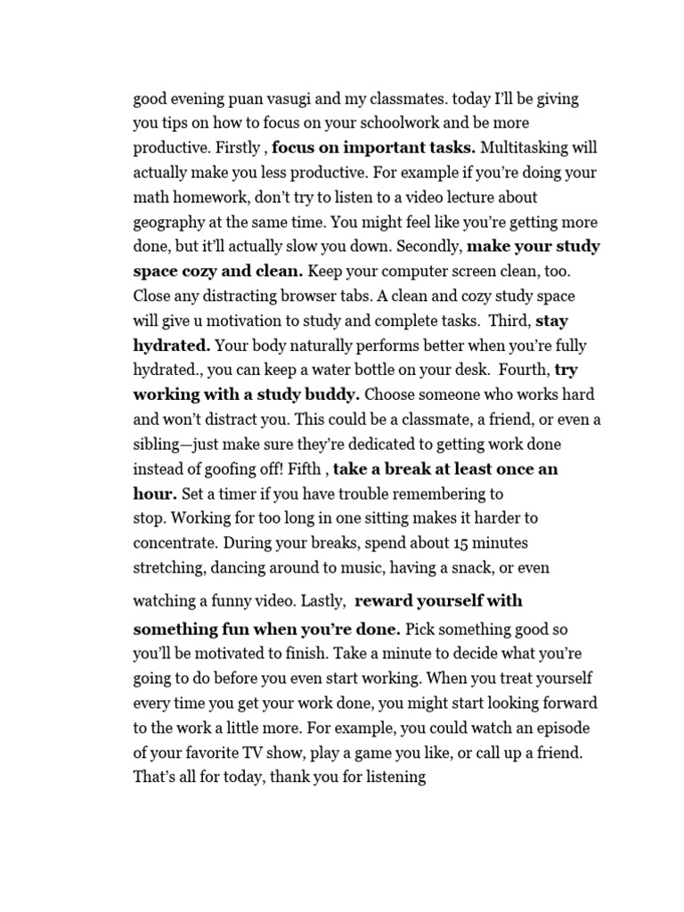 english presentation script | PDF