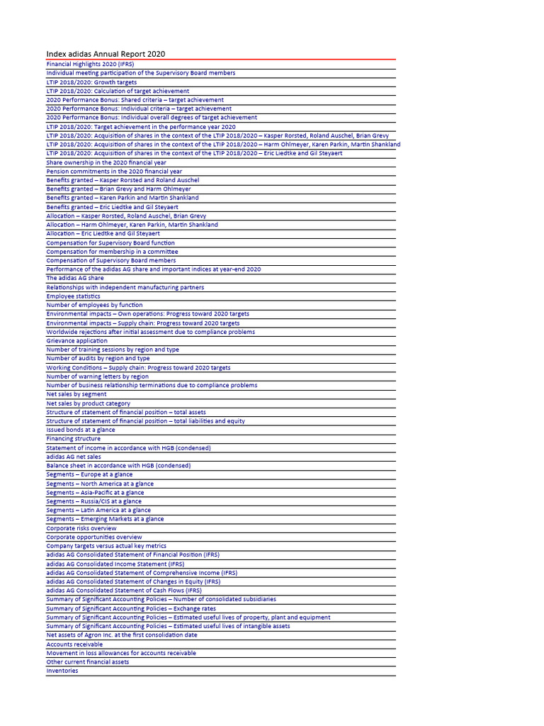 Entire Adidas Ar20 | PDF | Balance Sheet | Expense