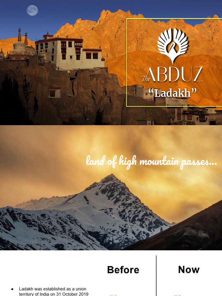 Discover Ladakh: High Altitude Guide | PDF