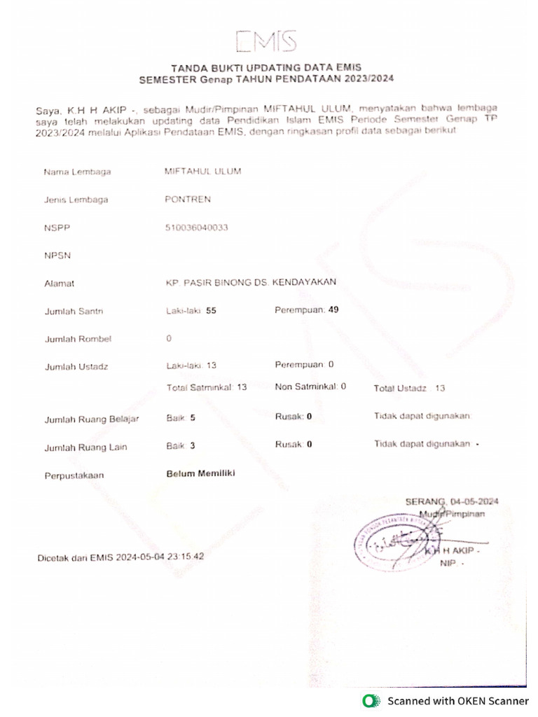 BAP 2023 2024 Genap 510036040033 | PDF