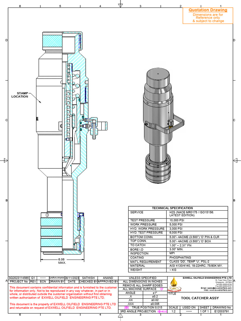 #4 E12003791 (Tool Catcher Assy) | PDF