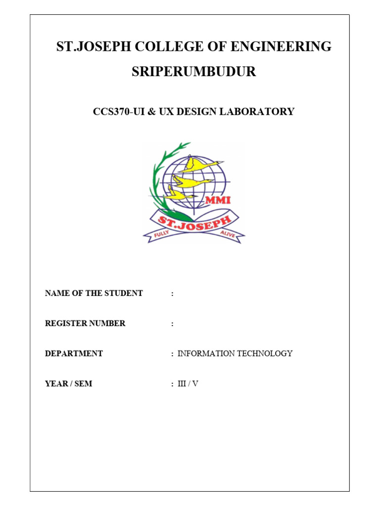 Ui Lab Final | Download Free PDF | Usability | User Interface