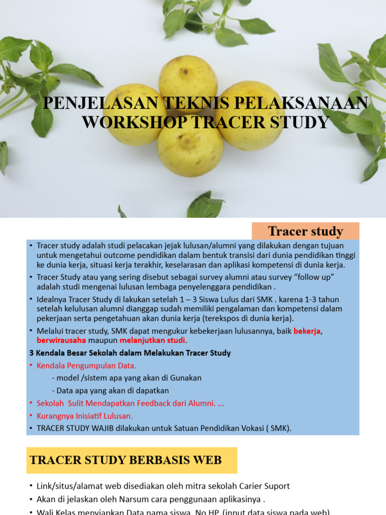 Optimalkan Tracer Study SMK | PDF