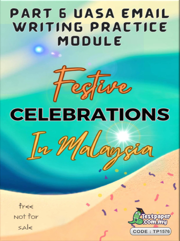Percuma Part 6 Uasa Email Writing Practice - Festive Celebrations 01 ...