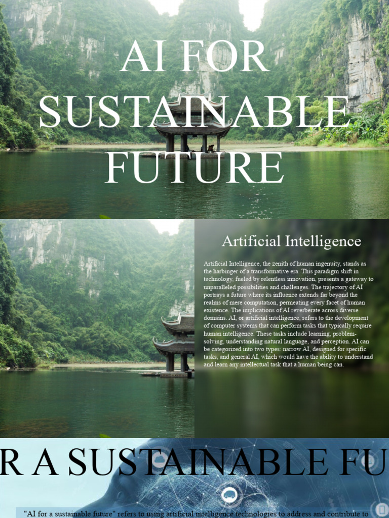 AI for a Sustainable Future | PDF | Sustainability | Artificial ...