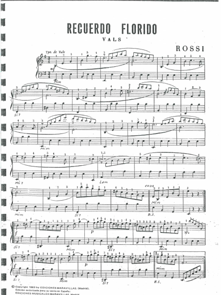 Recuerdo florido | PDF