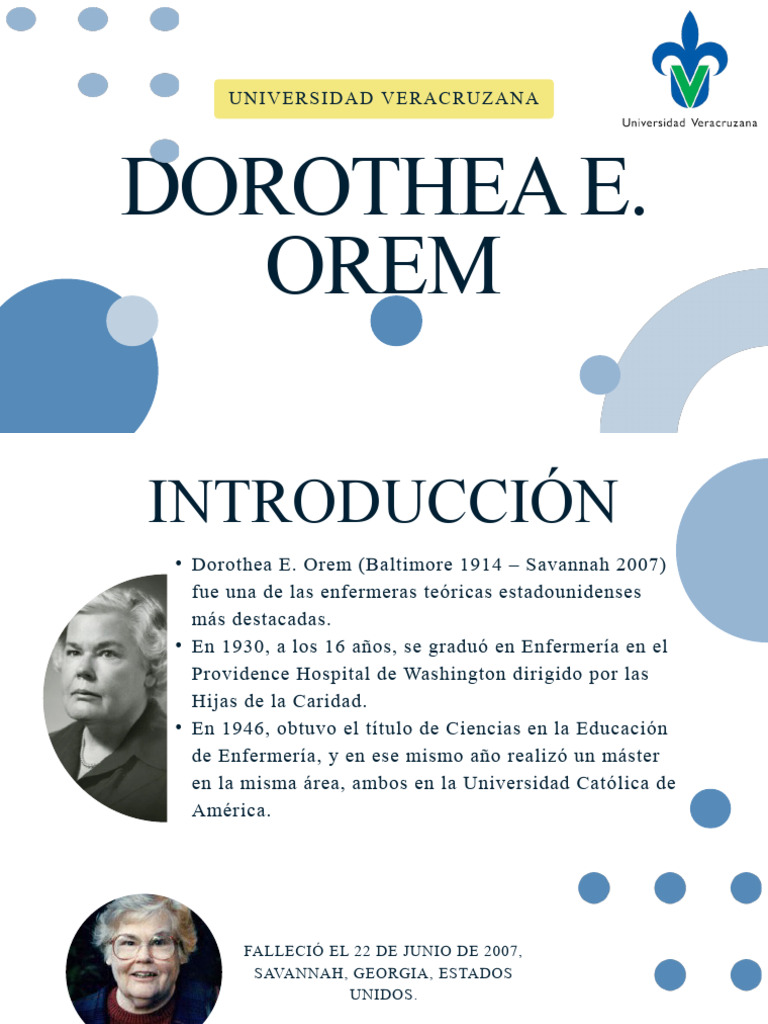 Teoría del Autocuidado de Orem | PDF | Enfermería