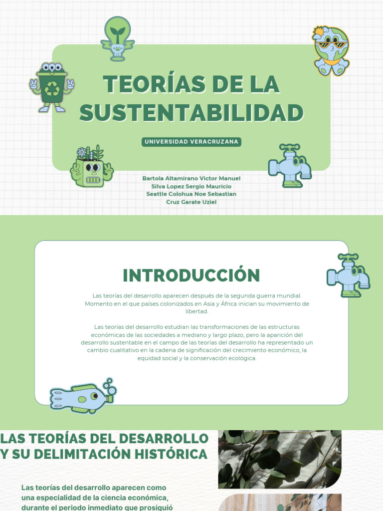 Teorías de la Sustentabilidad | PDF | Desarrollo sostenible | Sustentabilidad