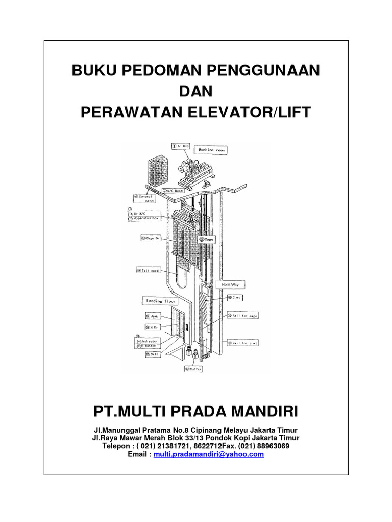 SOP Maintenance Lift | PDF
