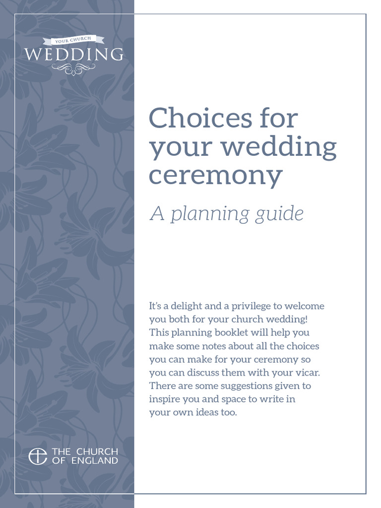 Ceremony Planner Booklet | PDF | Prayer | Hymns