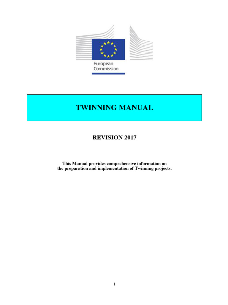 Twinning Manual Revision 2017 | PDF | European Union