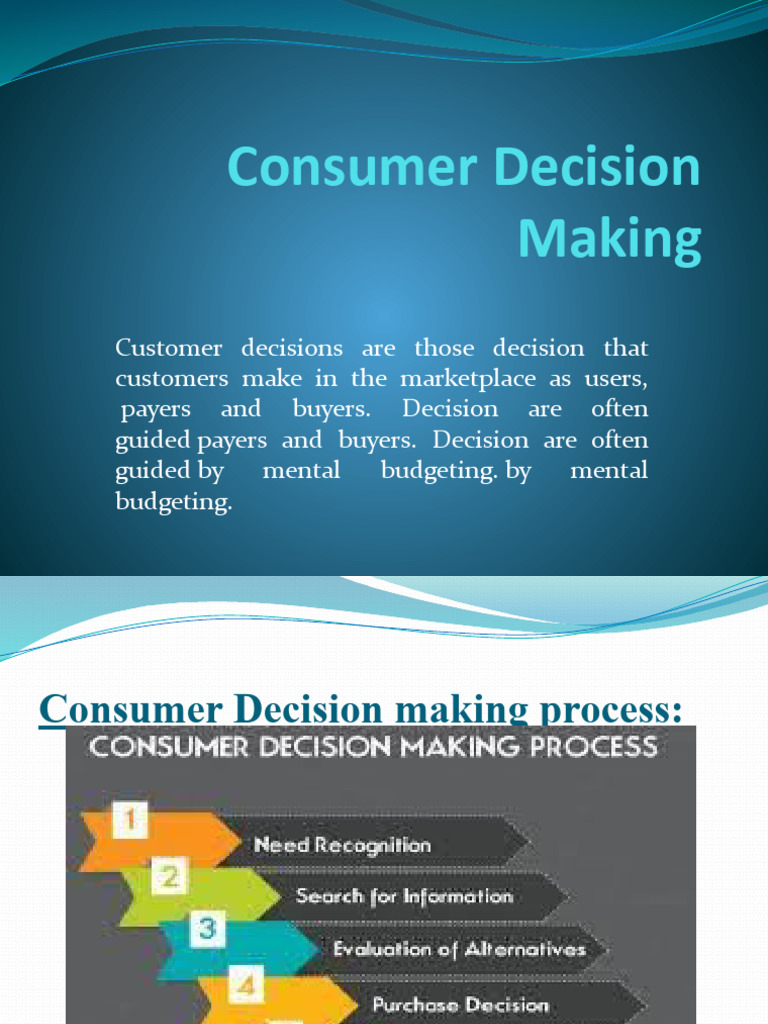 Consumer Decision Making | Download Free PDF | Behavior | Business ...