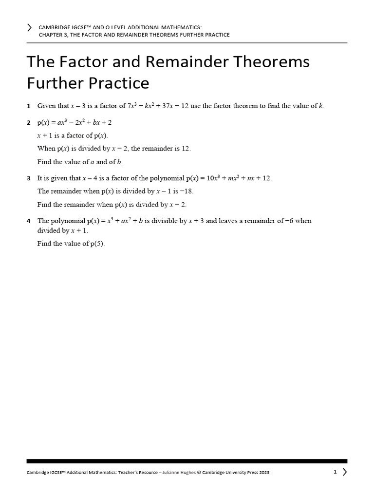Advanced Math Theorems Practice | PDF | Science & Mathematics | Computers