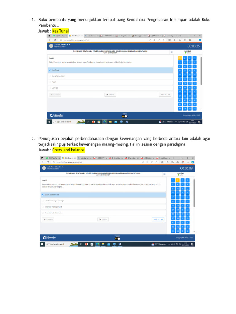 Kumpulan Soal Kompre Dan Formatif | PDF