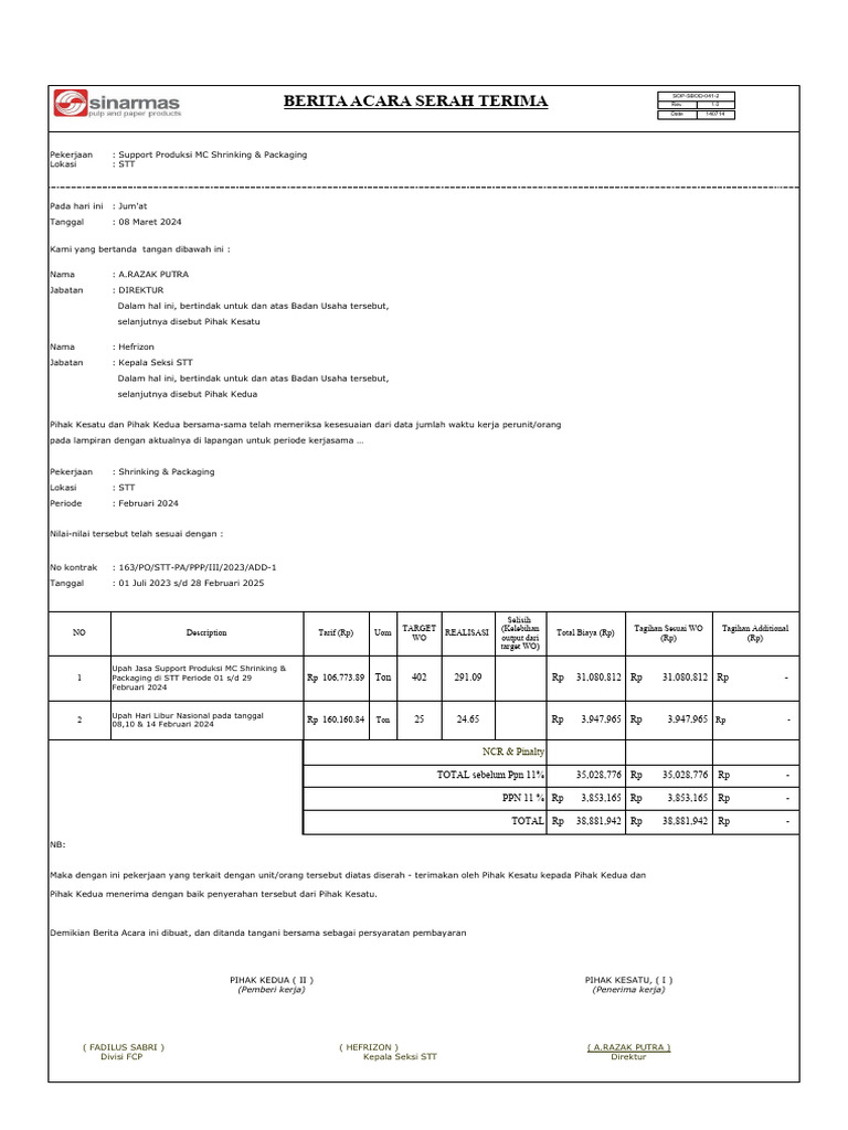 BAST STT Feb 2024 | PDF