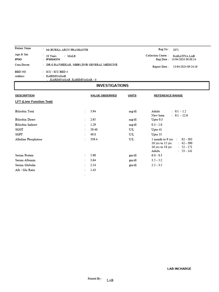 2871 - MR - BURKA ARUN PRASHANTH - GRP24663 | PDF | Liver | Clinical ...