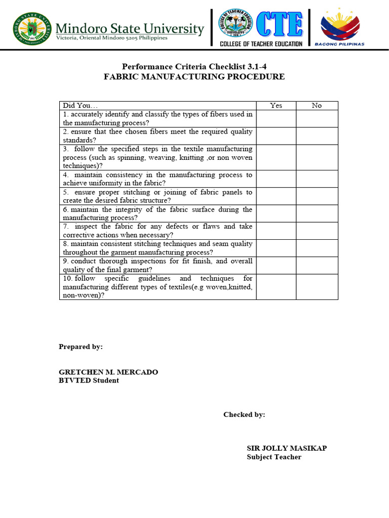 Performance Criteria3.1-4 | PDF