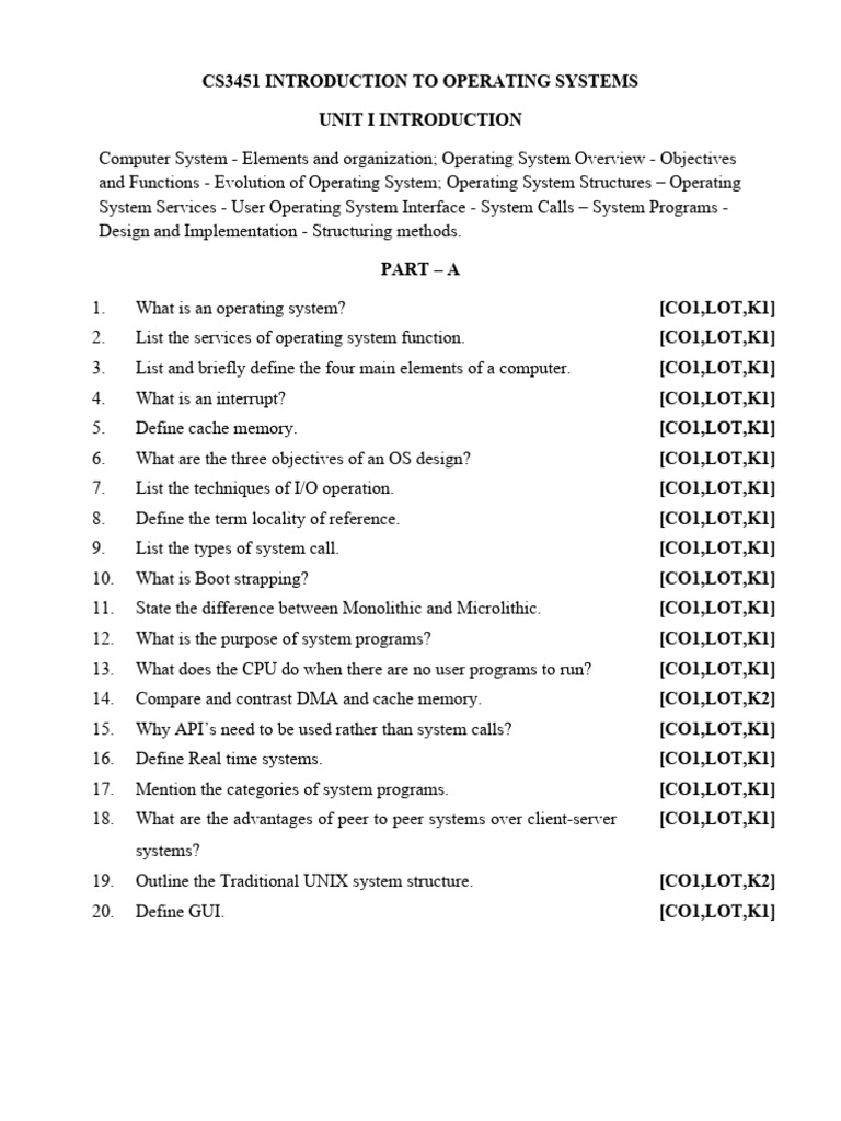 Qb Pdf Thread Computing Process Computing 